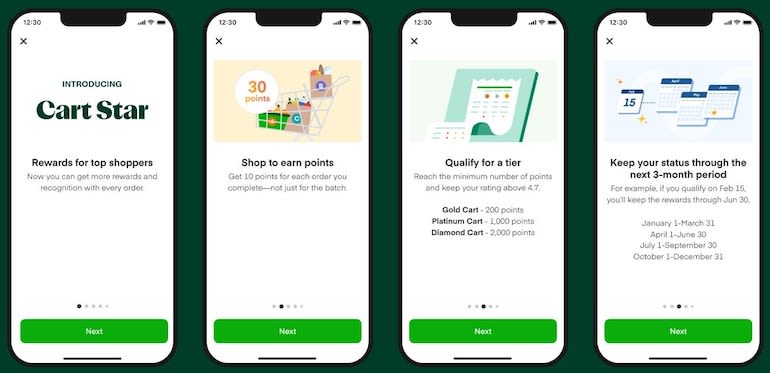 Instacart Rewards program, Pinterest Shopping 2.0, Tumblr Gifts & more