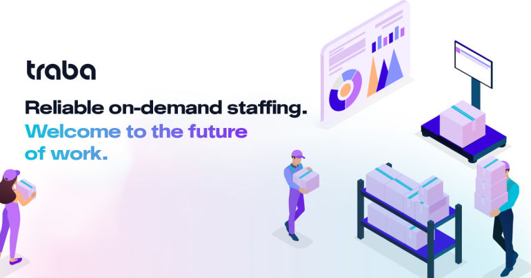 Traba, connecting temp workers with businesses & Happeo, ideal ...