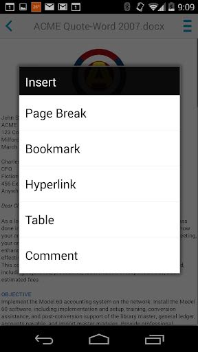 Docs To Go™ Free Office Suite Android App