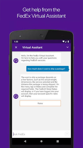 FedEx Mobile Android App