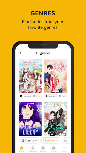Tapas – Comics and Novels Android App
