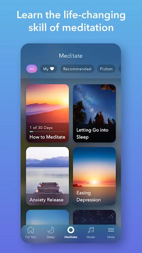 Calm - Meditate, Sleep, Relax Android App