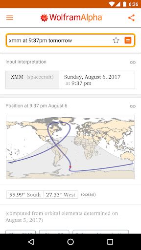 WolframAlpha Android App