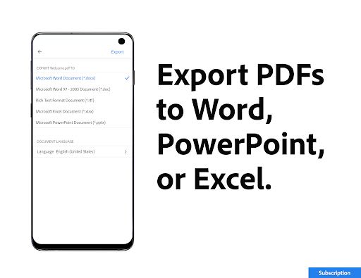Adobe Acrobat Reader: Edit PDF Android App