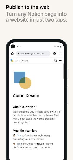 Notion - notes, docs, tasks Android App