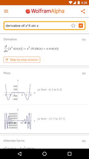 WolframAlpha Android App