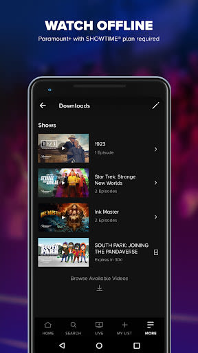 Paramount+ | Peak Streaming Android App