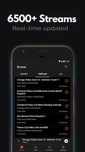 Police Scanner, Fire and Police Radio Android App