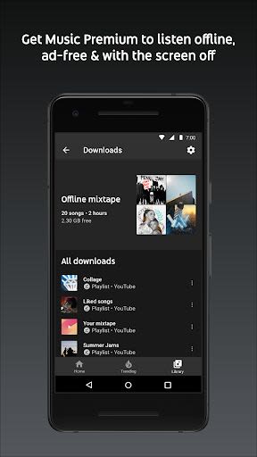 YouTube Music Android App