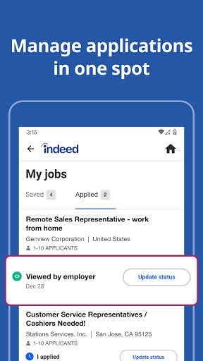 Indeed Job Search Android App
