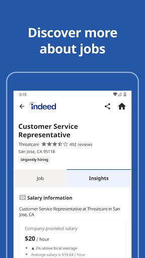 Indeed Job Search Android App