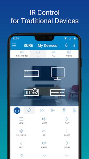 SURE - Smart Home and TV Universal Remote Android App
