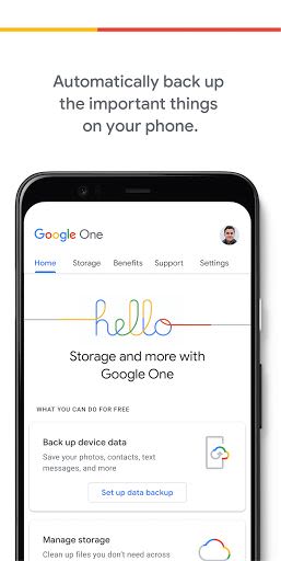 Google One Android App