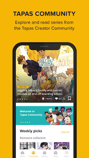 Tapas – Comics and Novels Android App