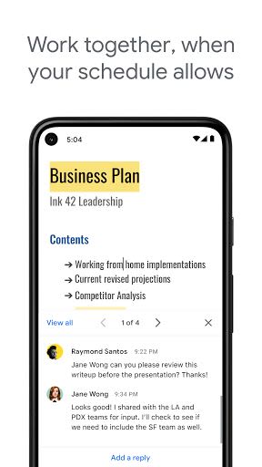 Google Docs Android App