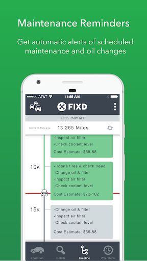 FIXD - Vehicle Health Monitor Android App