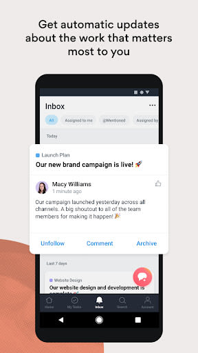 Asana: Work in one place Android App