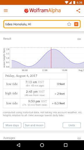 WolframAlpha Android App