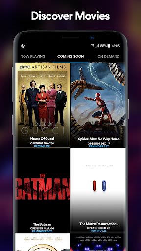AMC Theatres: Movies & More Android App