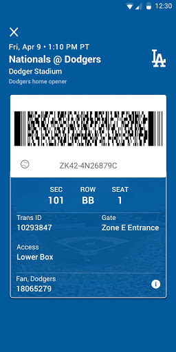 MLB Ballpark Android App
